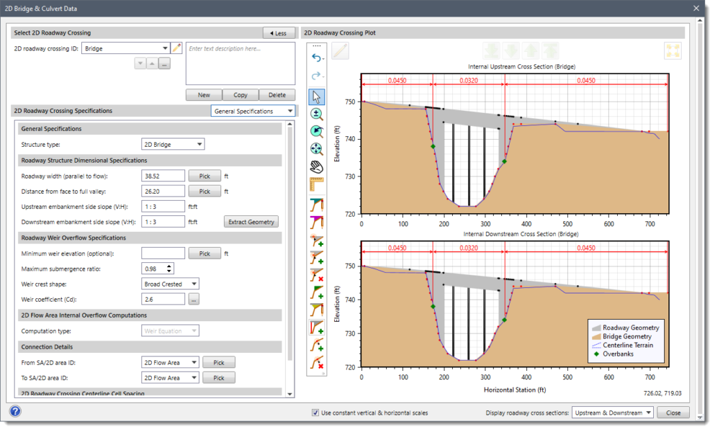 HEC-RAS 2D Bridge Modeling - CivilGEO Knowledge Base