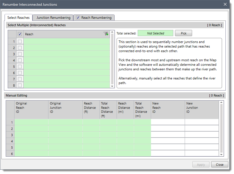 Renumber Interconnected Junctions Command Civilgeo Knowledge Base