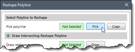 Reshape Polyline Command - CivilGEO Knowledge Base