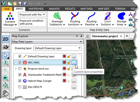 HEC-HMS Element Display Properties - CivilGEO Knowledge Base