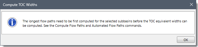 Compute TOC Widths Command - CivilGEO Knowledge Base