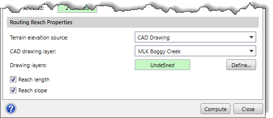 Recompute Routing Reach Properties Command - CivilGEO Knowledge Base