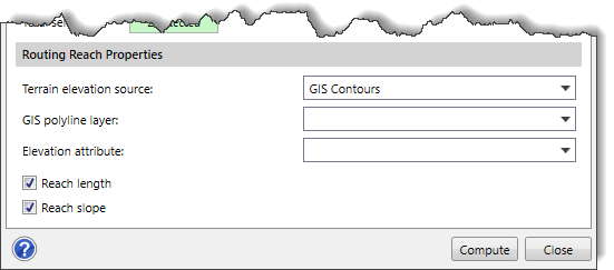 Recompute Routing Reach Properties Command - CivilGEO Knowledge Base