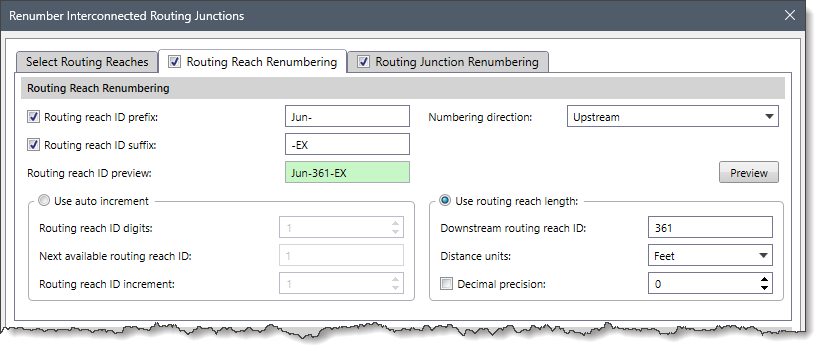 Renumber Interconnected Routing Junctions Command - CivilGEO Knowledge Base