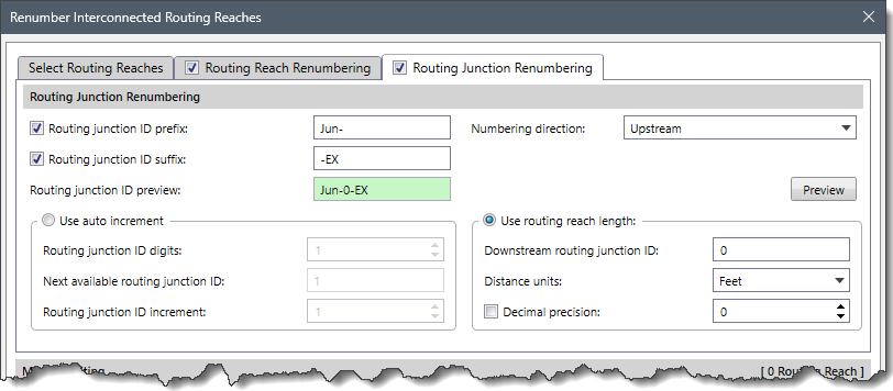 Renumber Interconnected Routing Reaches Command Civilgeo Knowledge Base