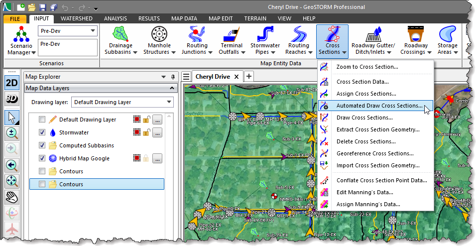 Automated Draw Cross Sections Command (GeoSTORM) - CivilGEO Knowledge Base
