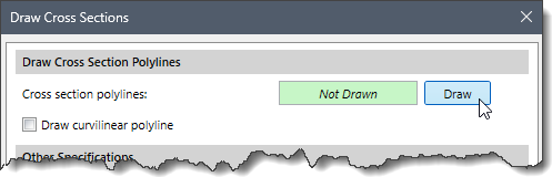 Draw and Assign Cross Sections Command (GeoSTORM) - CivilGEO Knowledge Base