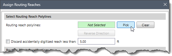 Draw and Assign Routing Reaches Command - CivilGEO Knowledge Base