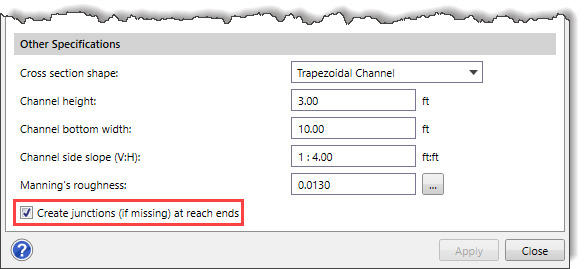 Draw and Assign Routing Reaches Command - CivilGEO Knowledge Base