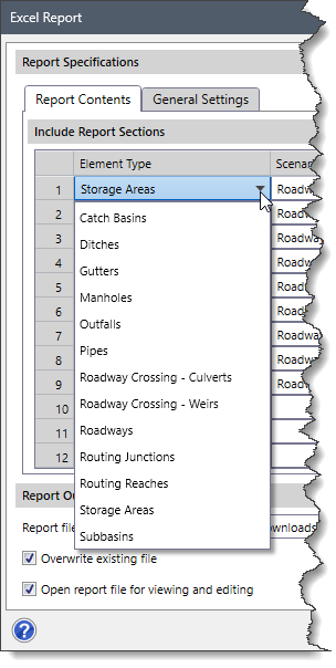 Excel Report Command - CivilGEO Knowledge Base