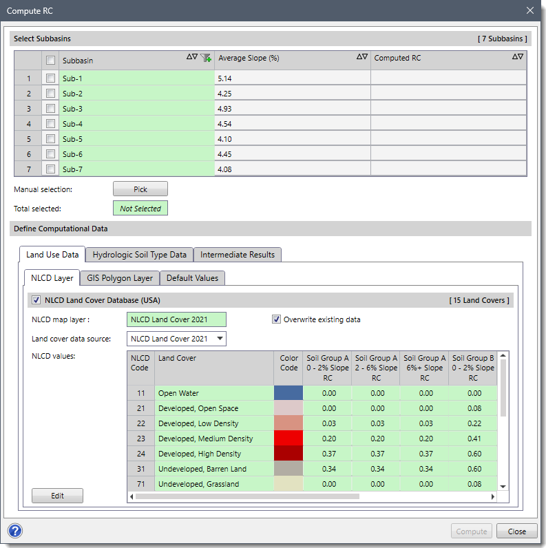 Compute RC Command - CivilGEO Knowledge Base