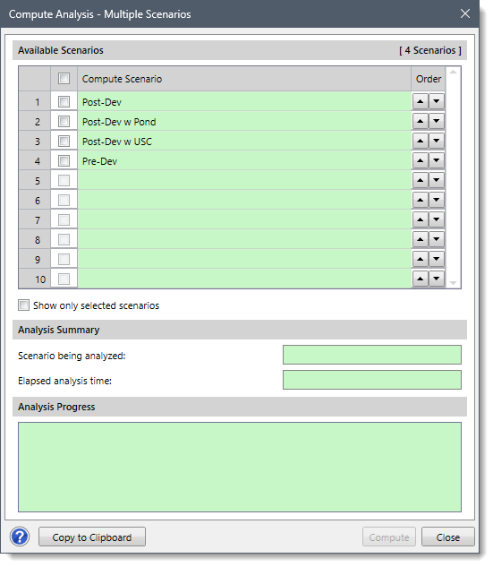 Multiple Plan Analysis (GeoSTORM) - CivilGEO Knowledge Base