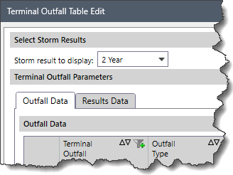 Terminal Outfall Table Edit Command - CivilGEO Knowledge Base