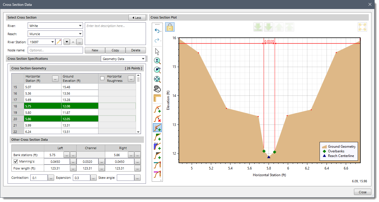 Bank Station Placement - CivilGEO Knowledge Base
