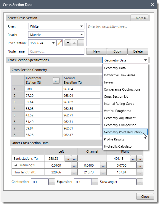 Geometry Point Reduction - CivilGEO Knowledge Base