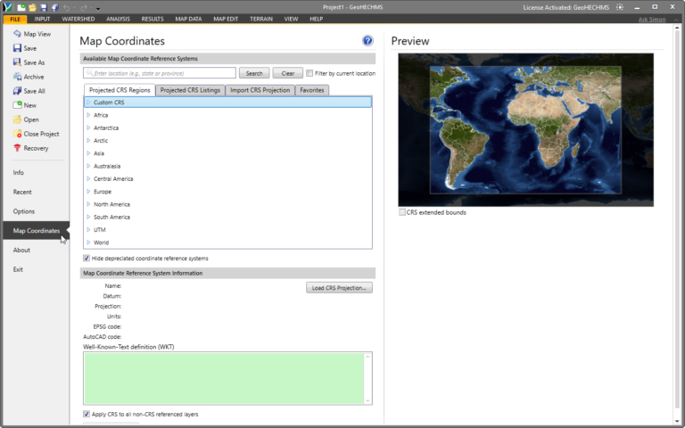 Assigning a Coordinate Reference System - CivilGEO Knowledge Base