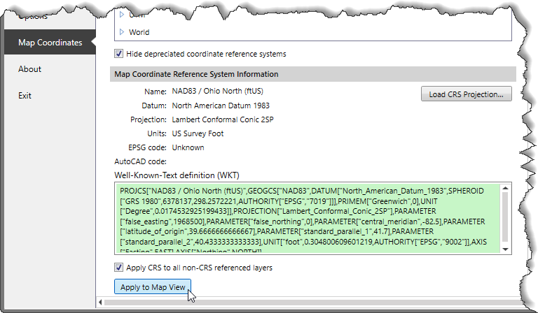Assigning a Coordinate Reference System - CivilGEO Knowledge Base