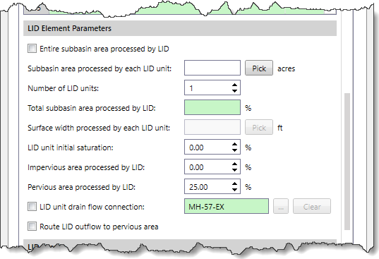 Subbasin Data – LID Specifications - CivilGEO Knowledge Base