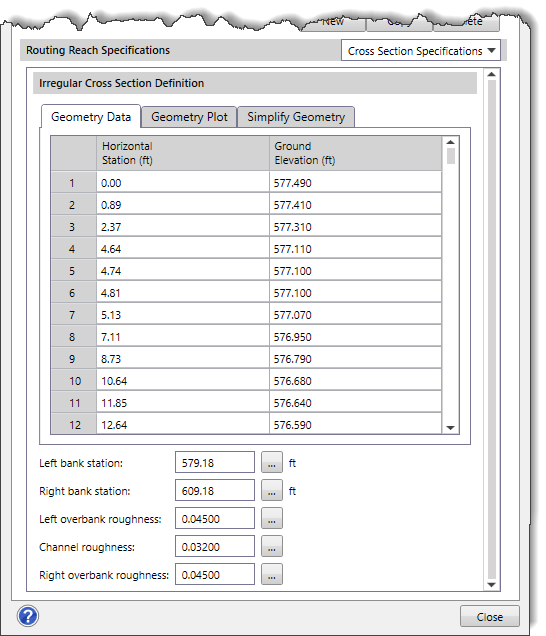 Routing Reach Data Command - CivilGEO Knowledge Base
