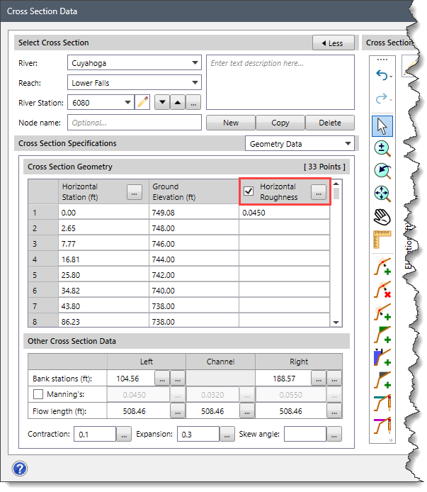 Draw Cross Sections Command - CivilGEO Knowledge Base