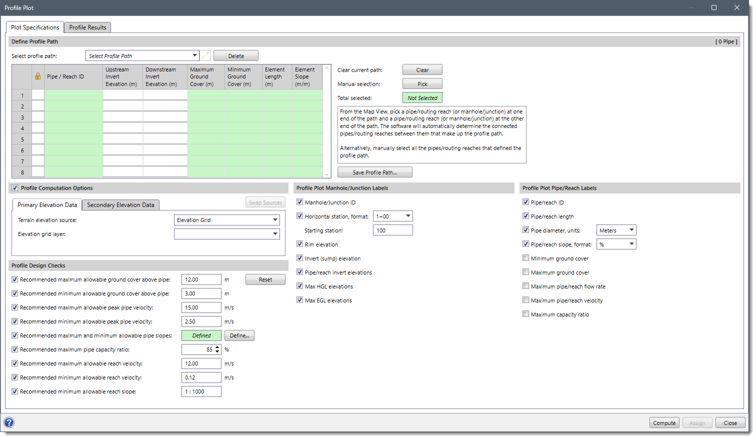Profile Plot Command - CivilGEO Knowledge Base