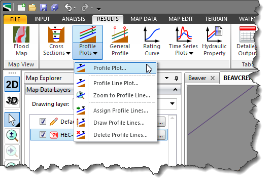 HEC-RAS Output Water Surface Profile Plots - CivilGEO Knowledge Base