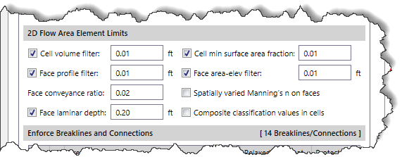 2D Flow Area Data Command - CivilGEO Knowledge Base