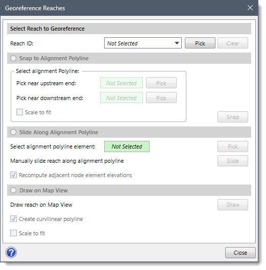 Georeferencing Reaches - CivilGEO Knowledge base